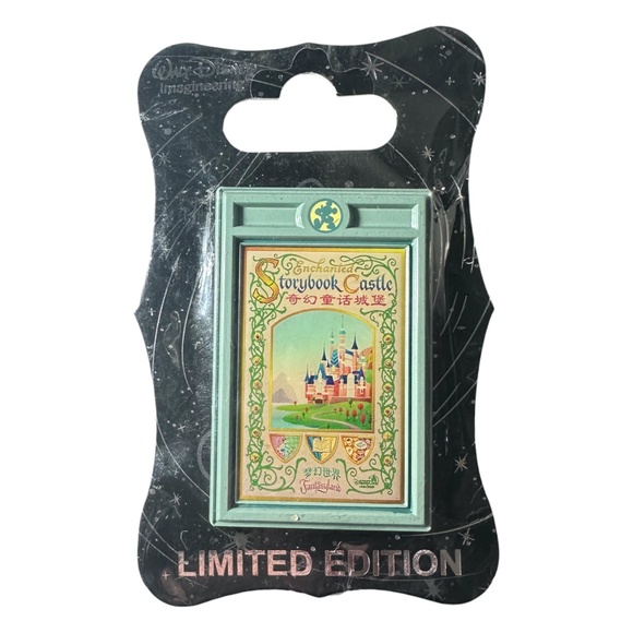 Disney | Other | 27 Disney Wdi Shanghai Disneyland Attraction Poster Pin Storybook Castle | Poshmark